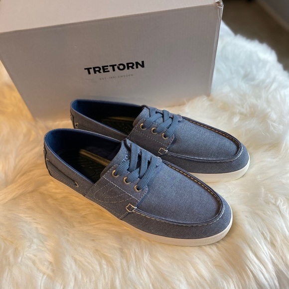 Tretorn | Shoes | New Tretorn Motto Boat Shoe Blue Denim | Poshmark